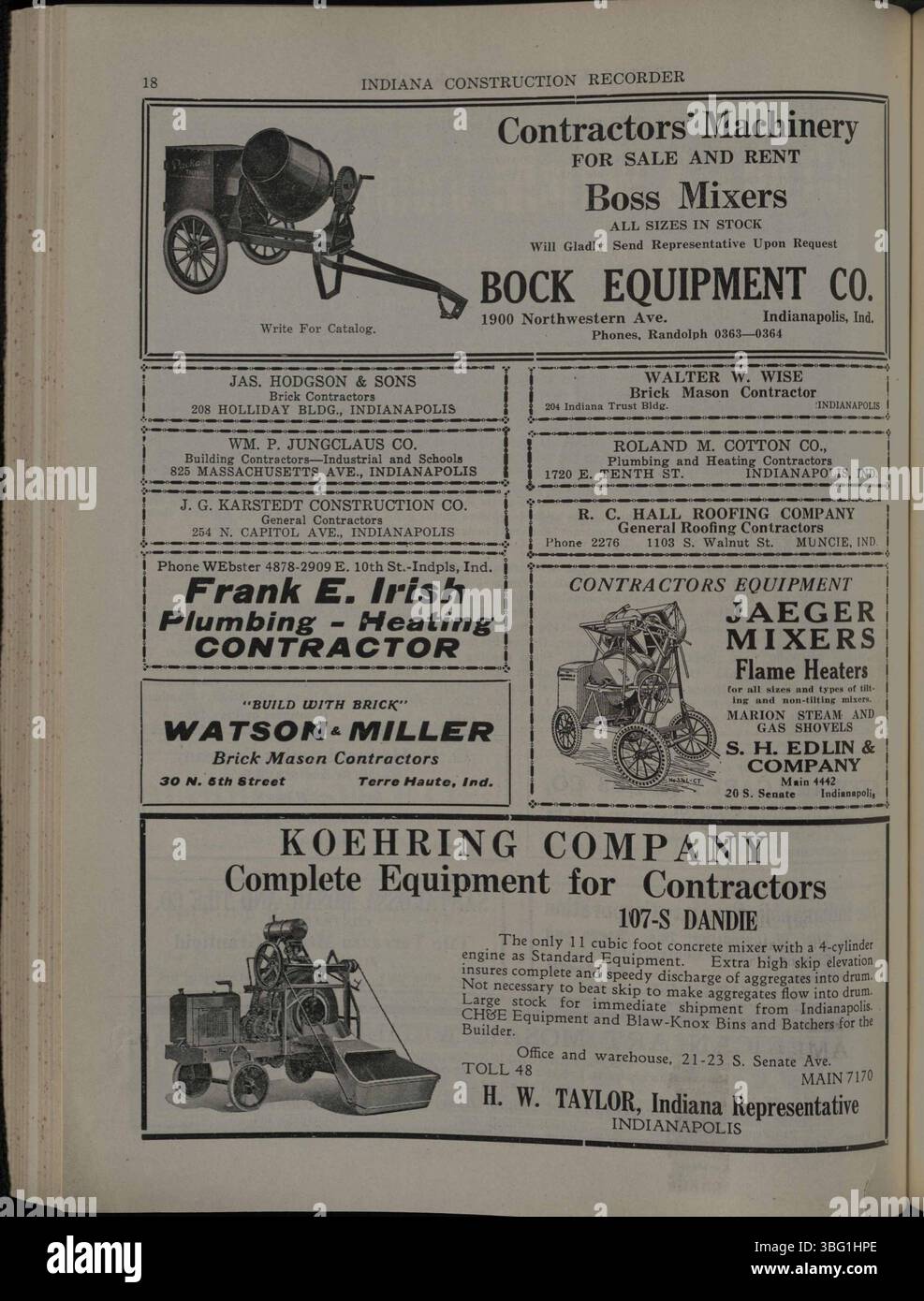 The December 3, 1927 issue of the Indiana Construction Recorder ...