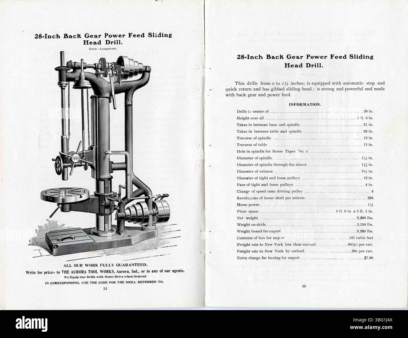 The Aurora Tool Works catalogue from page 20 provides an overview of ...