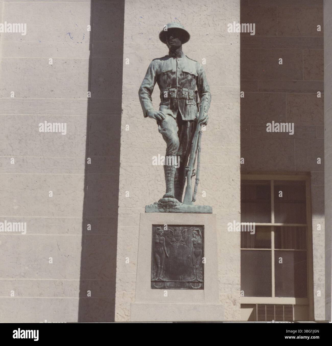 The Doughboy statue stands outside the west entrance of the Ohio ...