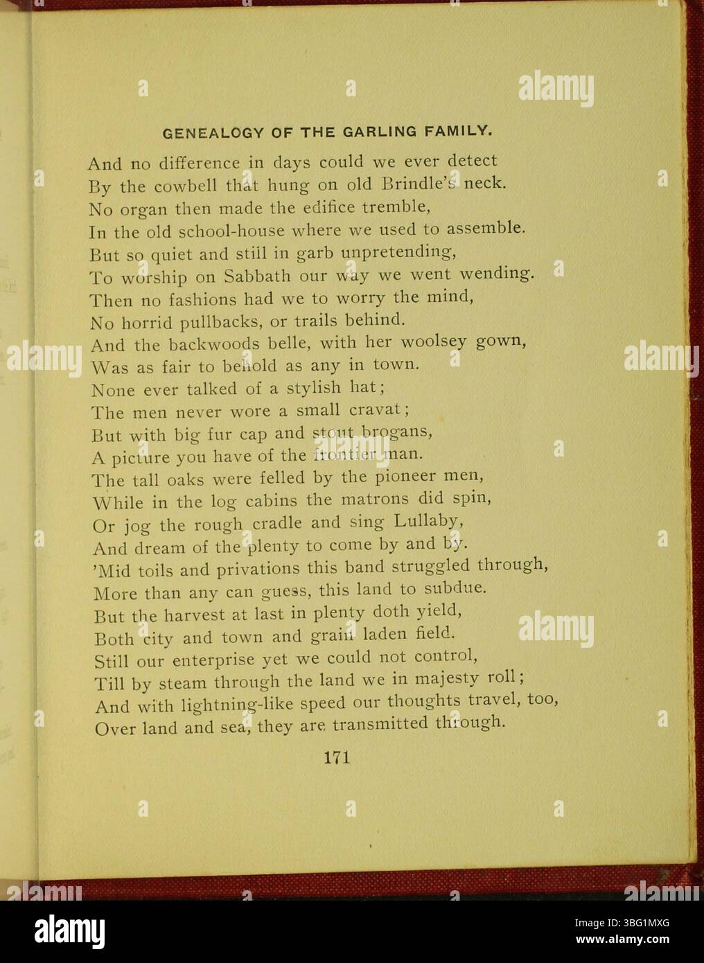 Abraham Crider's 1910 genealogical book documents the Garling family's ...