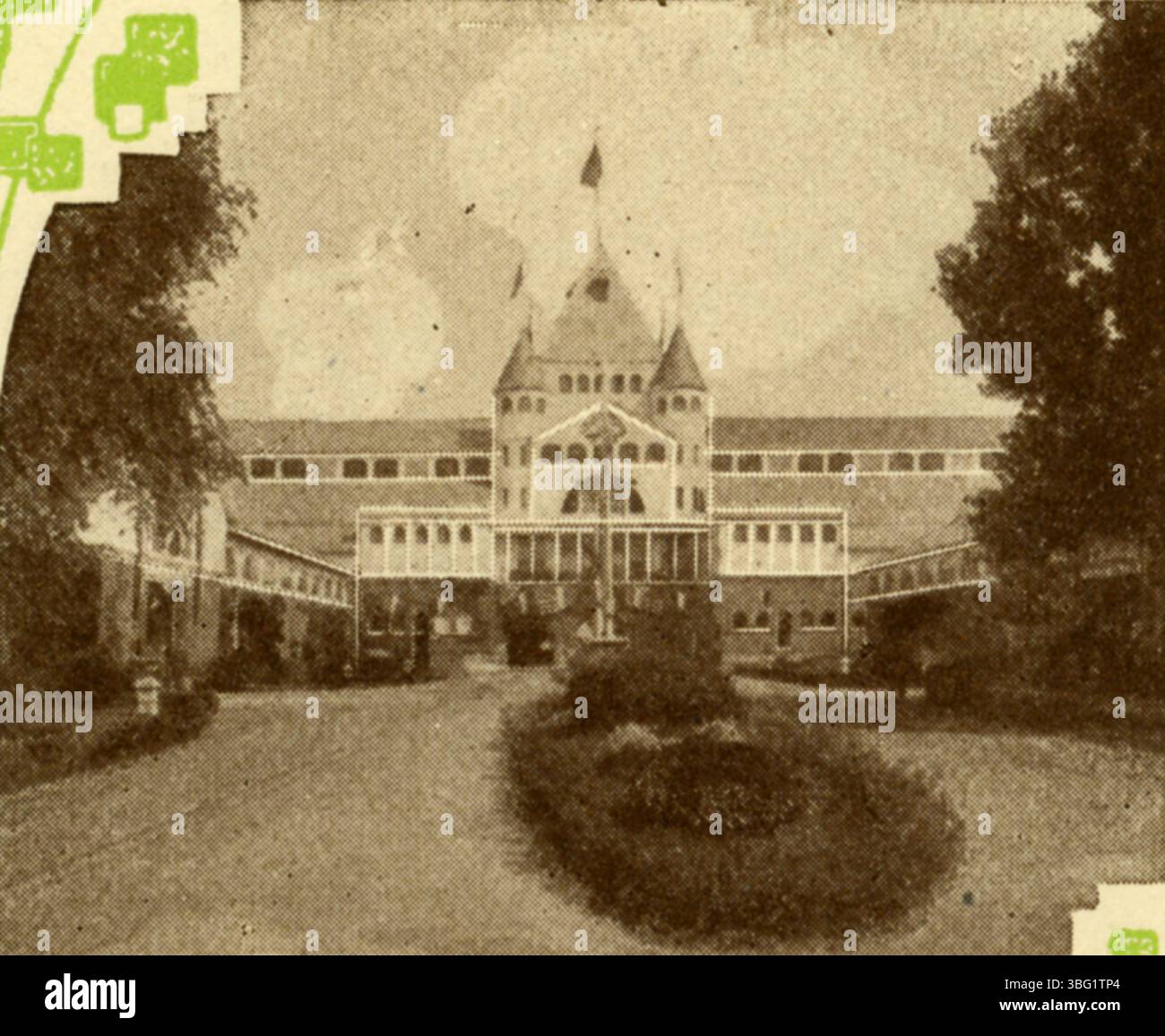 A view of the Ohio State Fair Administration Building, located on the ...