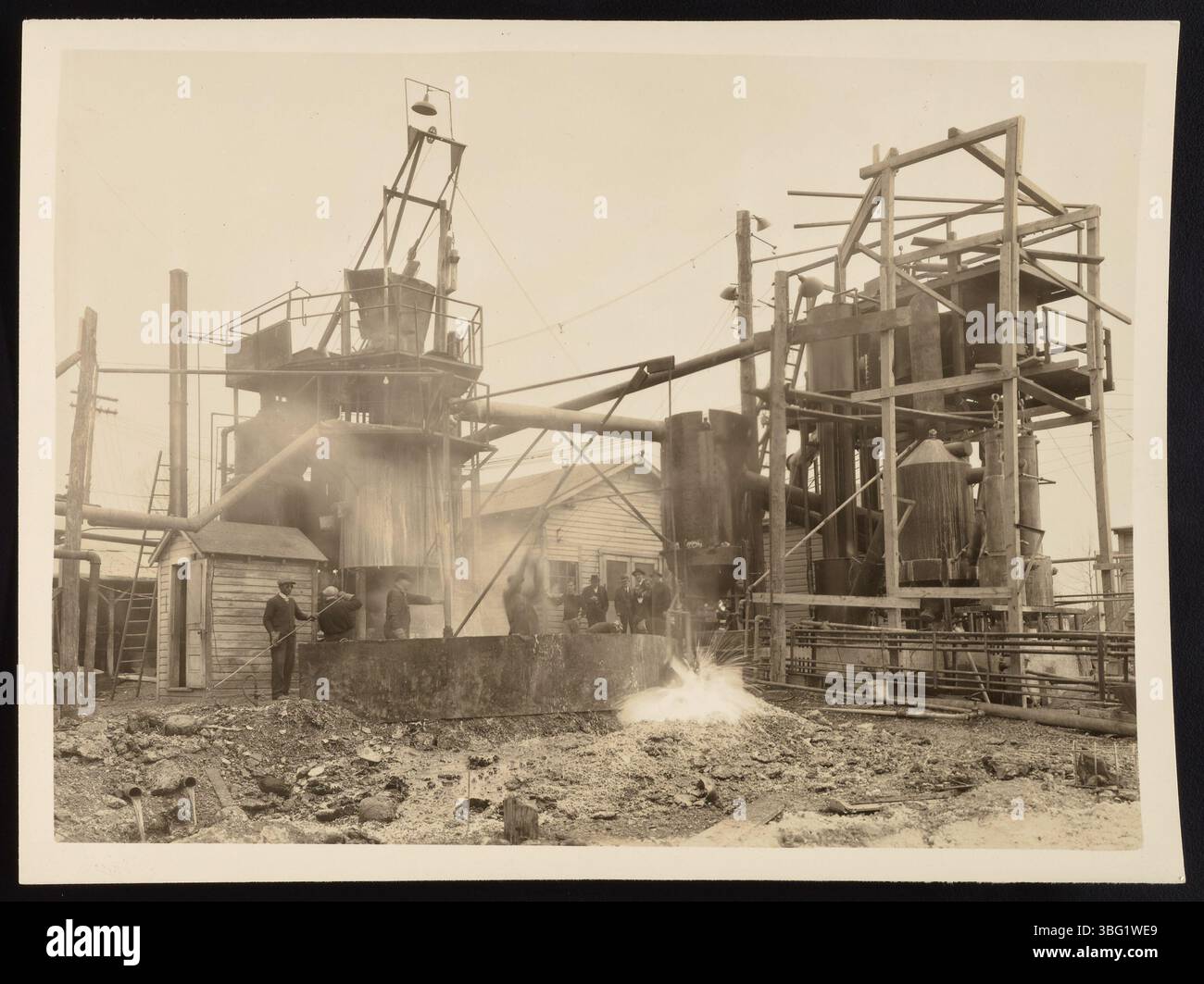 The Fixed Nitrogen Research Laboratory's experimental blast furnace ...
