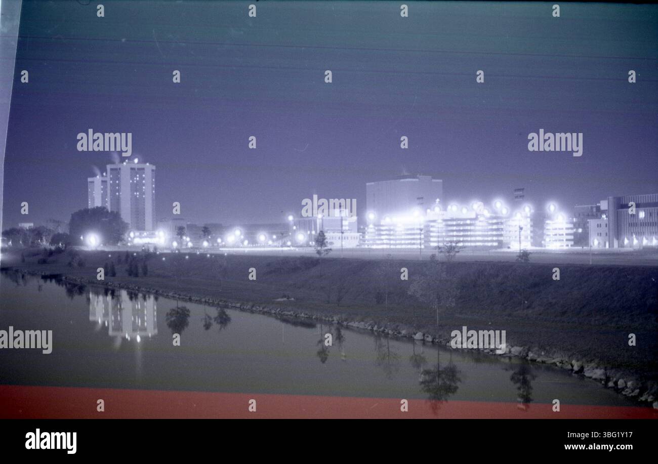 1970s photograph by A.V. Shirk showing the Ohio State University campus ...