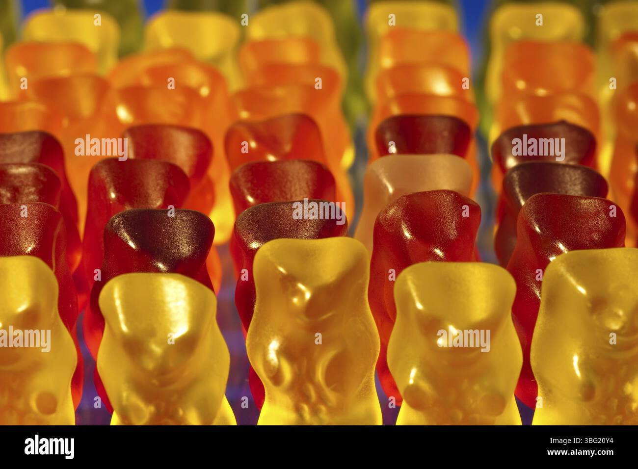 Group of rubber bears in different colours Stock Photo - Alamy