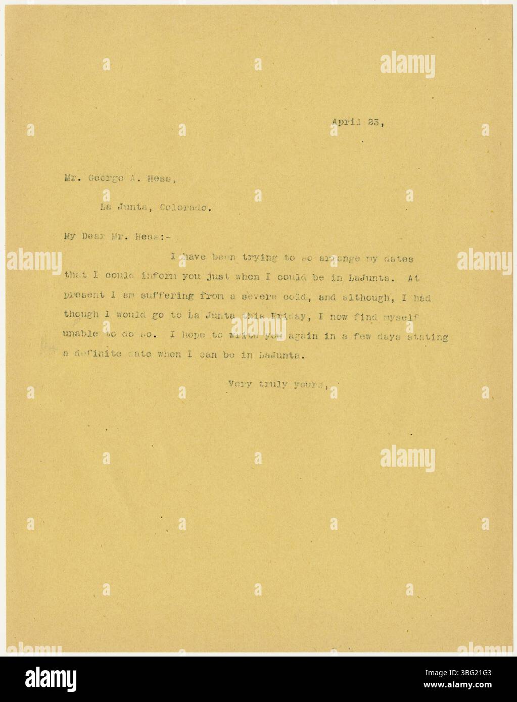 George l hess hi-res stock photography and images - Alamy