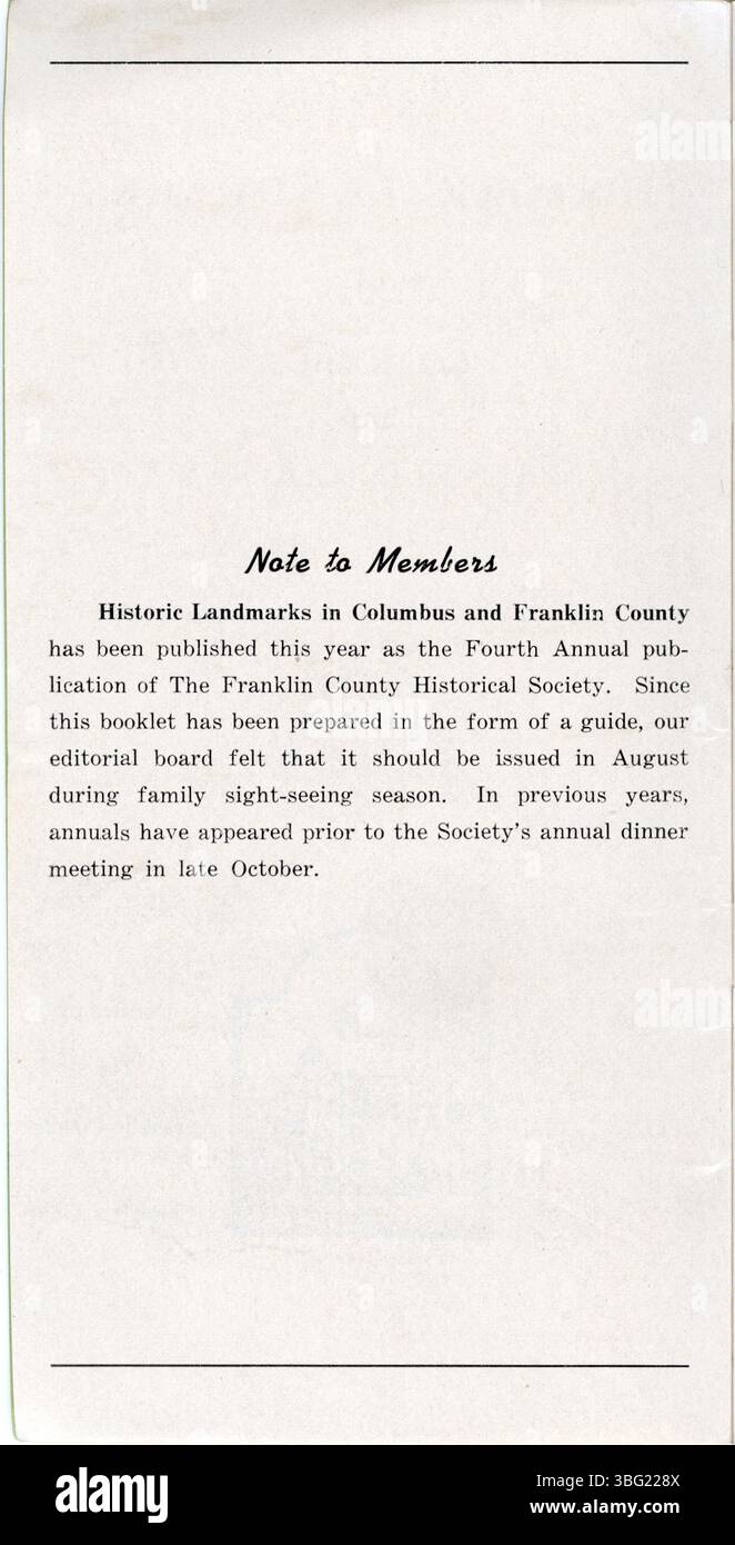 This guide, published in 1953 by the Franklin County Historical Society ...