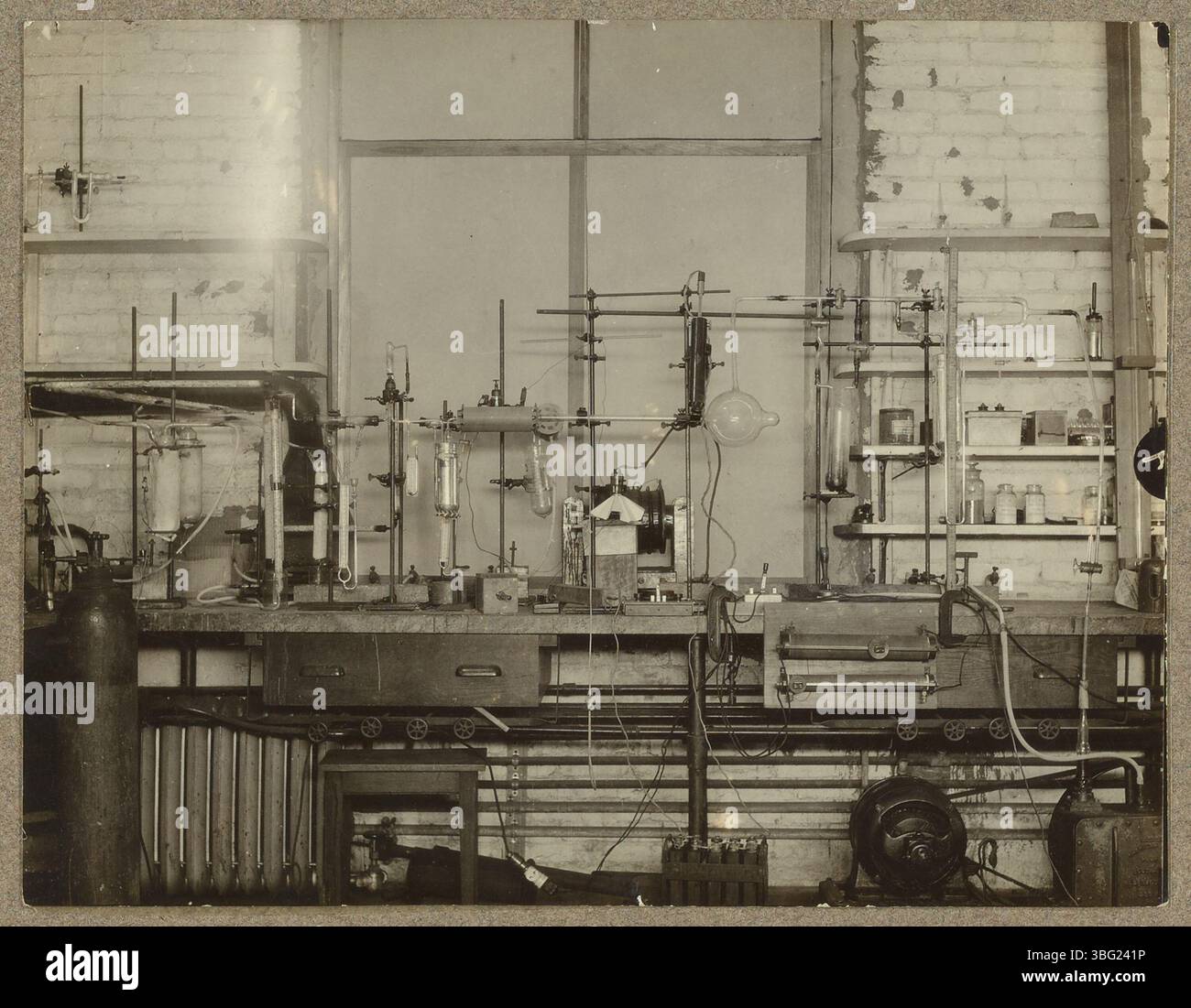 This apparatus, used at the Fixed Nitrogen Research Laboratory in ...