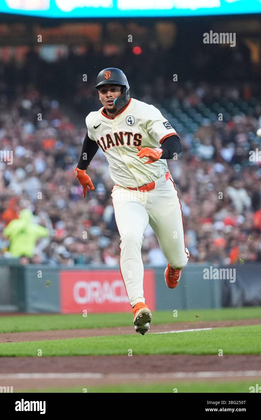 San Francisco Giants' Willy Adames during a baseball game against the ...