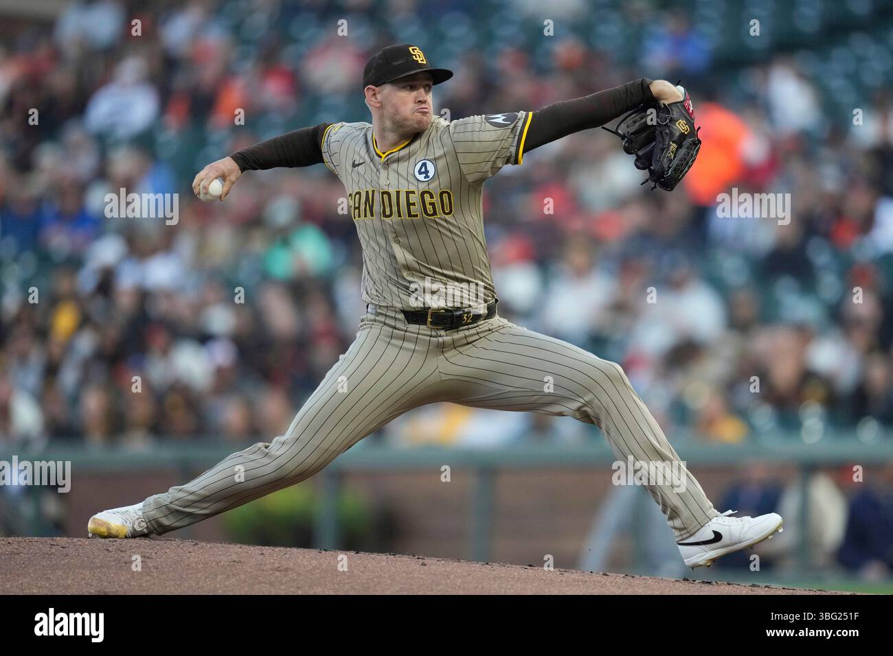San Diego Padres pitcher Stephen Kolek during a baseball game against ...
