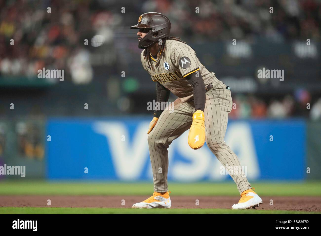 San Diego Padres' Fernando Tatis Jr. during a baseball game against the ...
