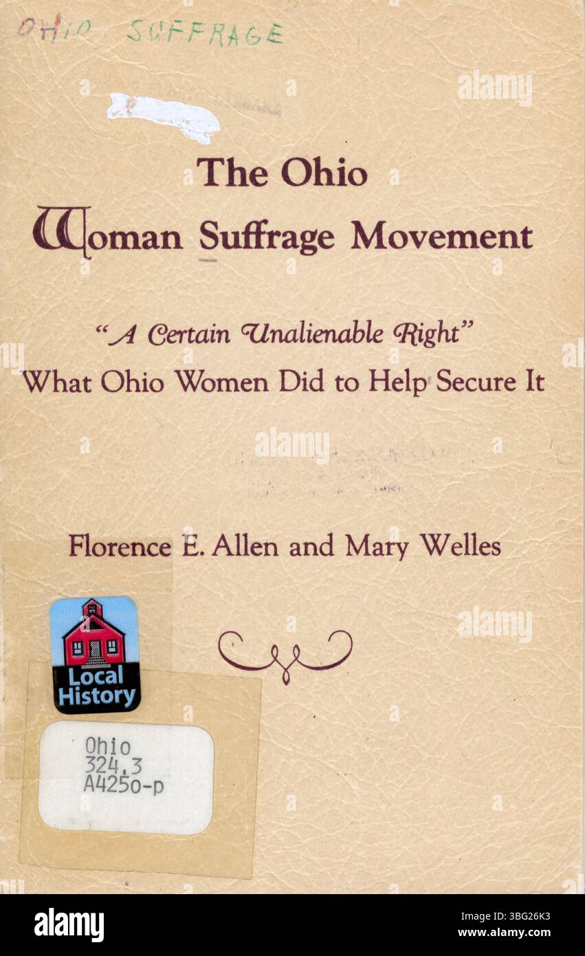 Ohio woman suffrage movement hi-res stock photography and images - Alamy