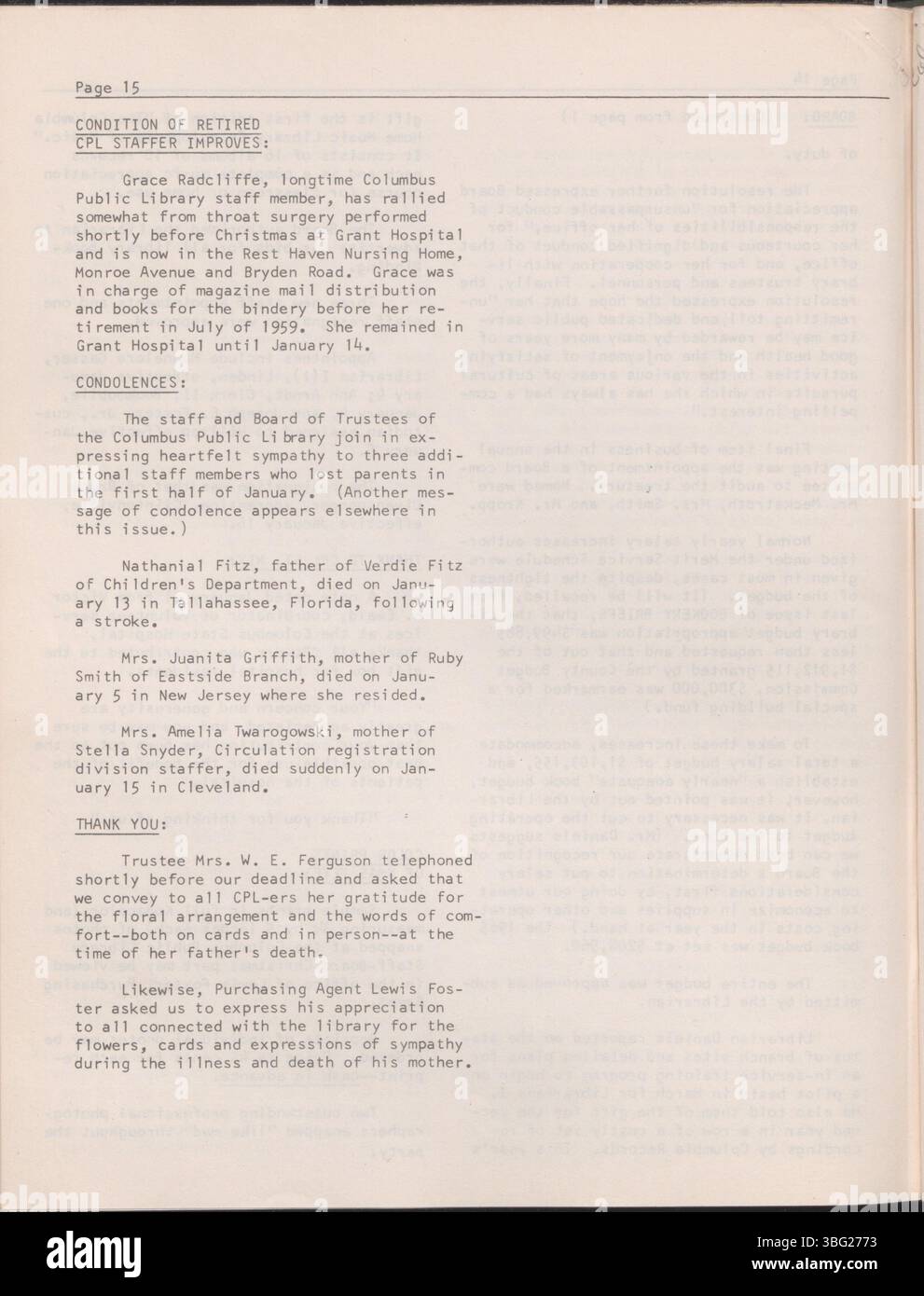 This page of Bookery Briefs from 1965 covers updates on library ...