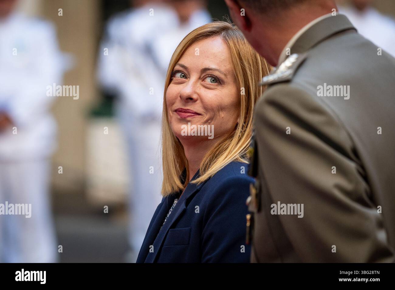 Rome, Italy. 03rd June, 2025. Italian Prime Minister Giorgia Meloni ...
