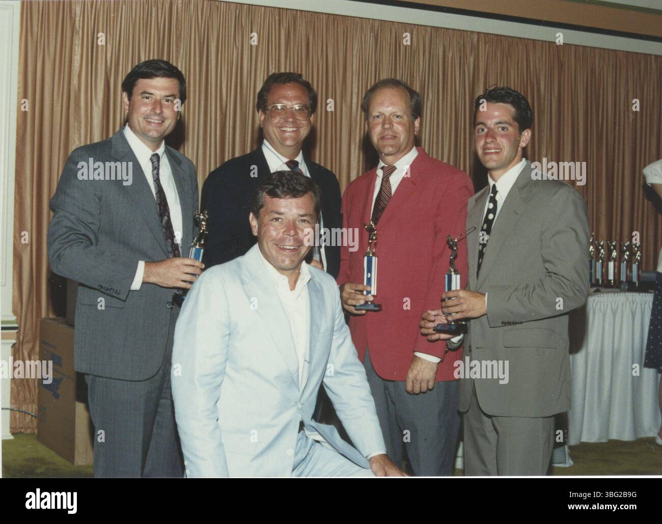 This image shows Columbus Mayor Dana 'Buck' Rinehart attending a 1990 ...