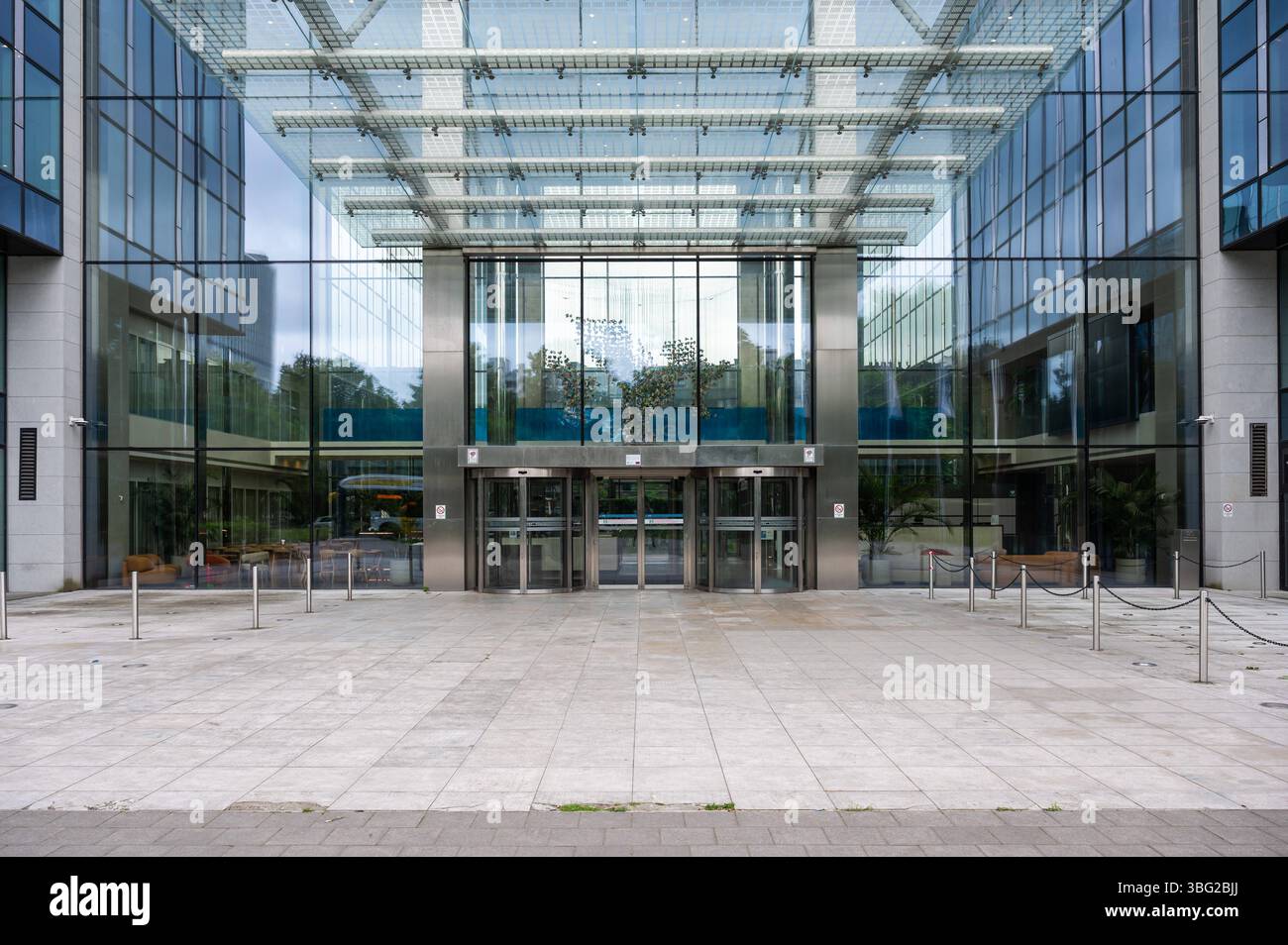 Engie and Electrabel building, a governmental utility company providing ...