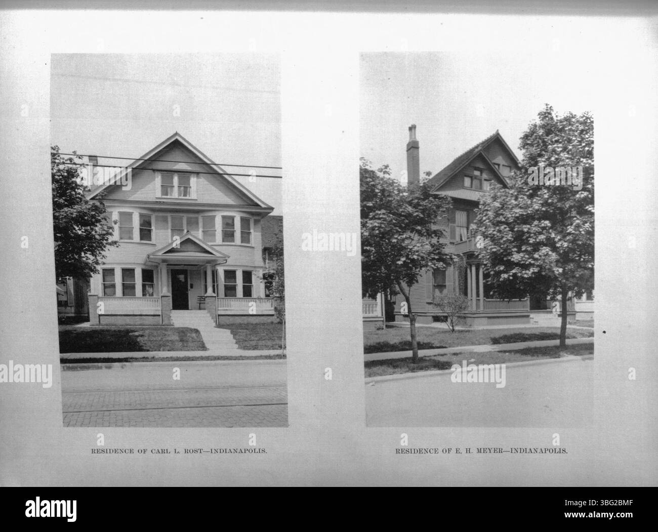 The 1909 *Art Work of Indianapolis and Vicinity* page 35 showcases ...