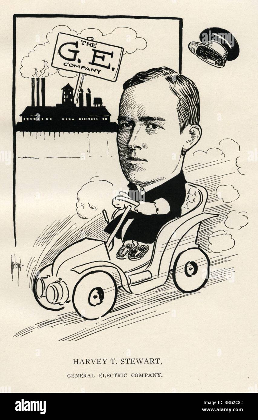 This caricature from 1905 depicts Harvey T. Stewart, a key figure at ...