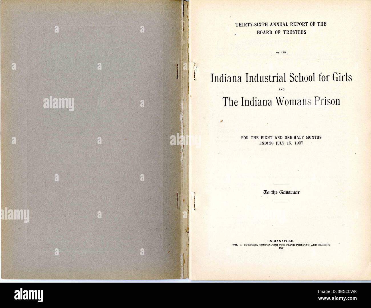 The 36th annual report of the Indiana Industrial School for Girls and ...