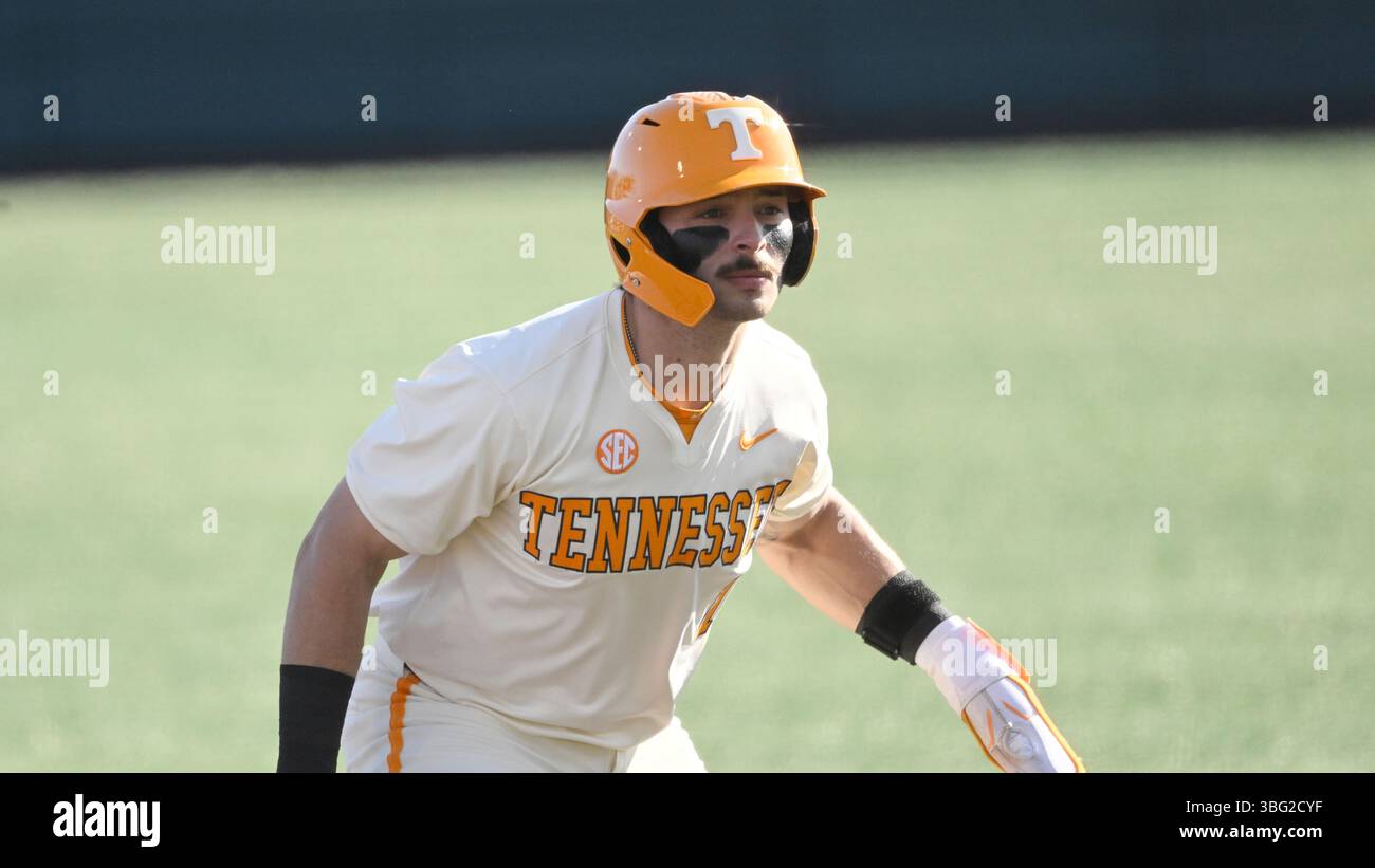 FILE - Tennessee infielder Andrew Fischer (11) plays East Tennessee in ...