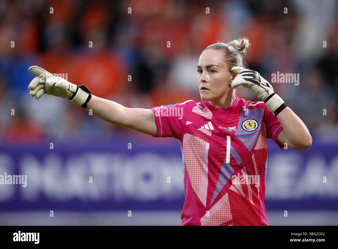 TILBURG - Scotland goalkeeper Lee Gibson during the Nations League ...