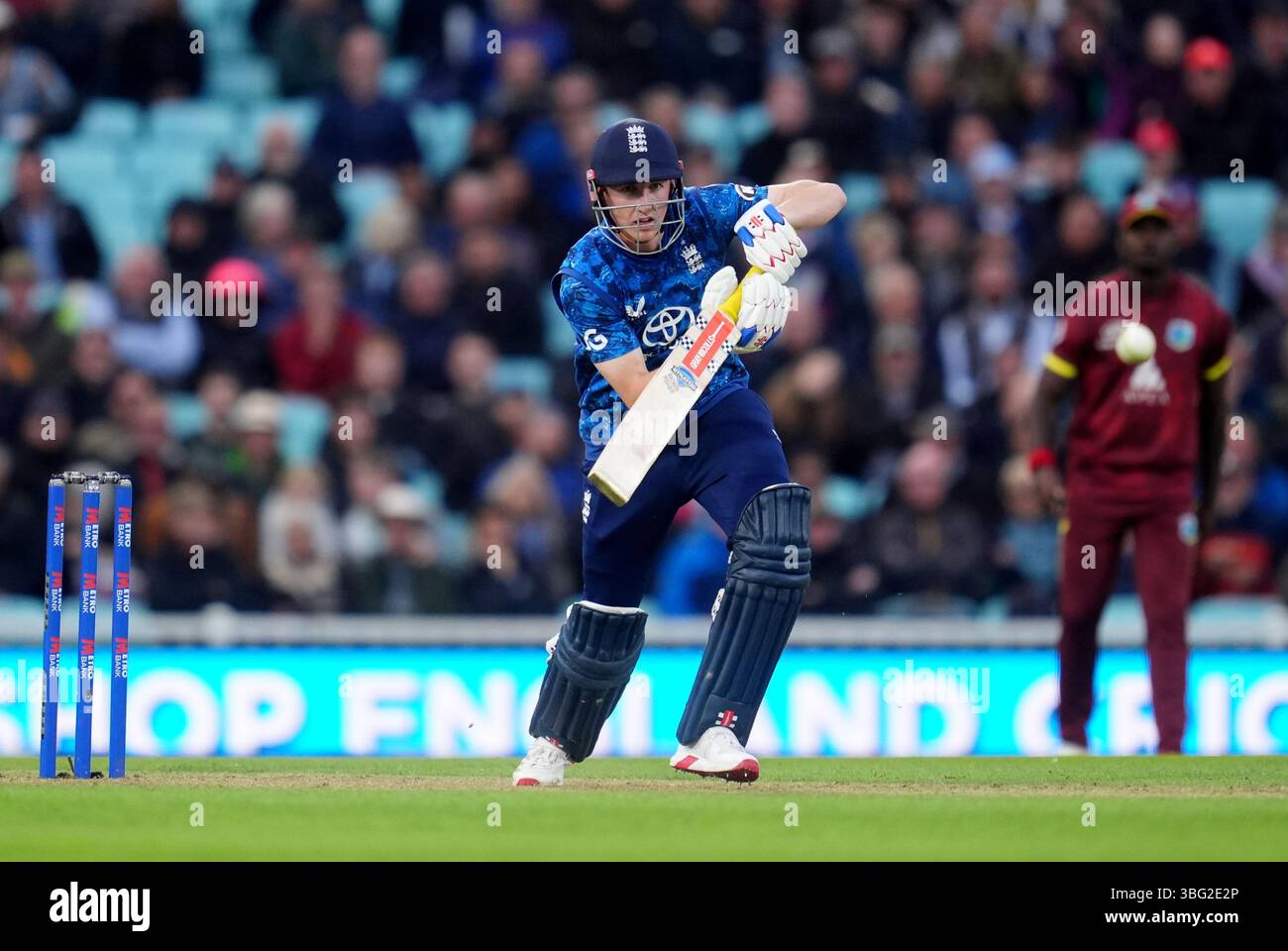 England's Harry Brook batting during the Third Men's One Day ...