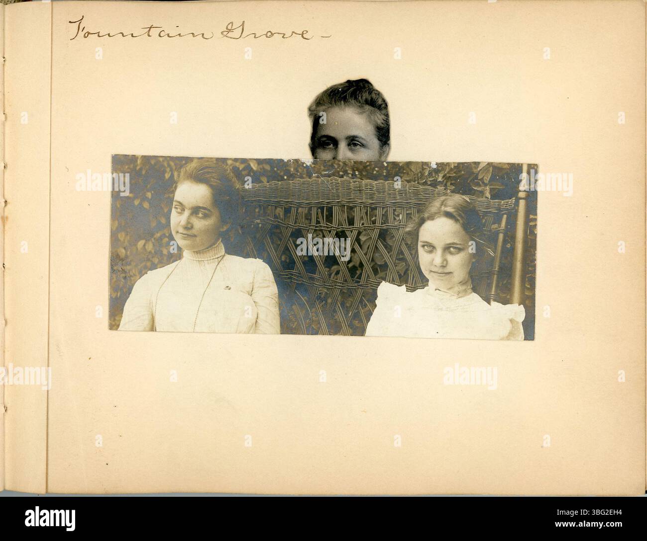 This photograph album, compiled by Volinda Lucy Henderson in 1899 and ...