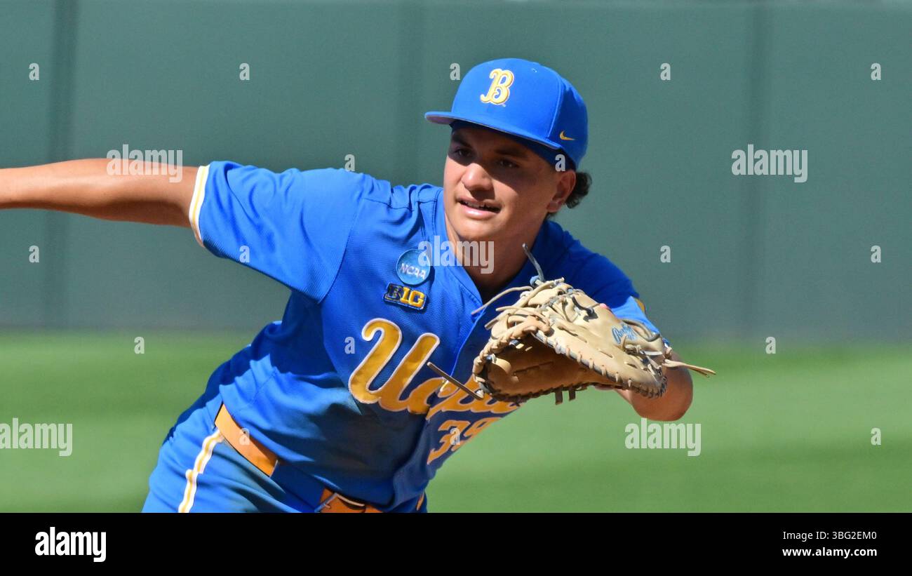 UCLAs' Mulivai Levu (39) during an NCAA regional baseball game on ...