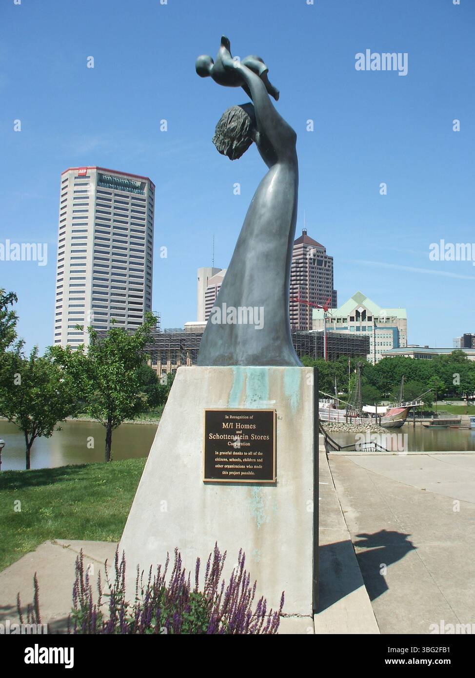 The 'Celebration of Life' sculpture by Alfred Tibor, unveiled in 2004 ...