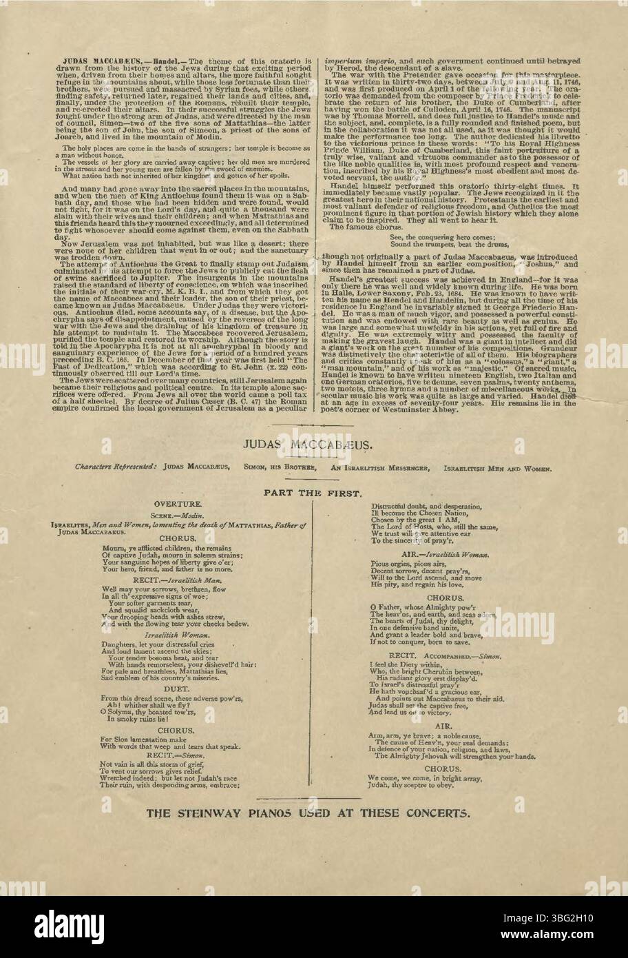 The Fifth Annual May Music Festival of 1893 was held at Tomlinson Hall ...