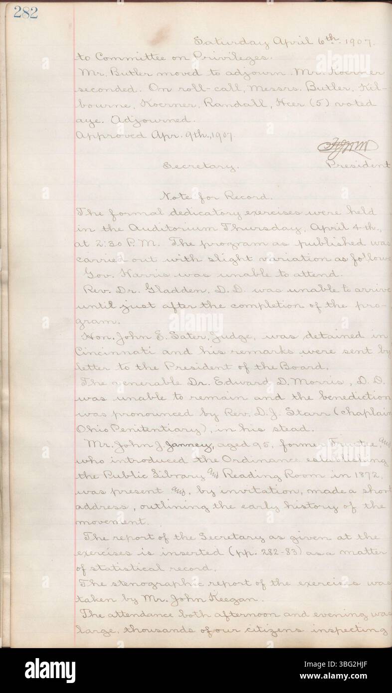 Documenting governance decisions and library operations hi-res stock ...