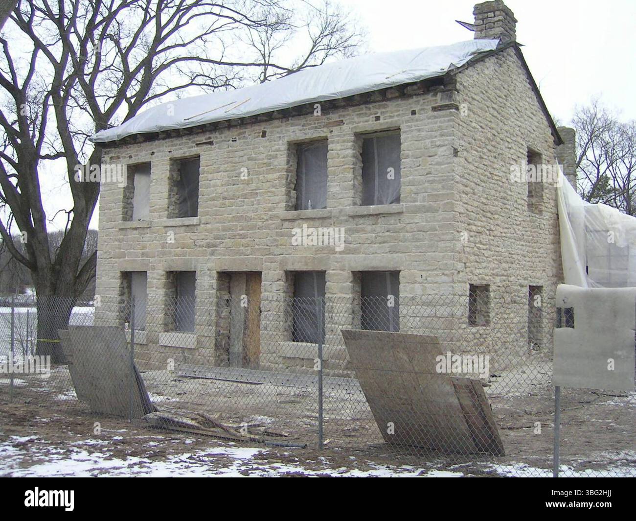 2007 restoration views of the Richards House, also called the Damkeeper ...