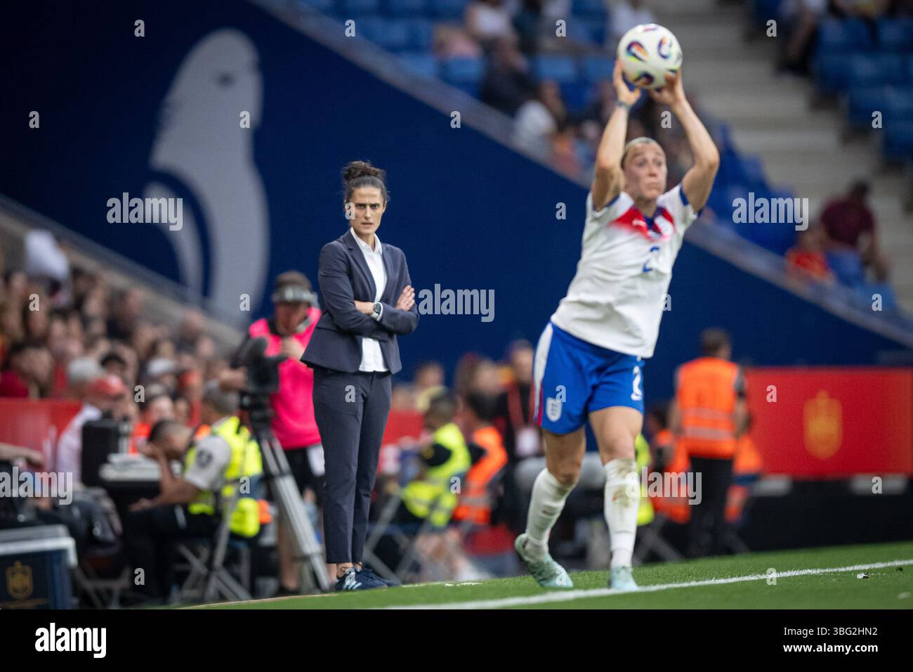 Barcelona, Spain. 03rd June, 2025. Head coach Montse Tome (Spain ...