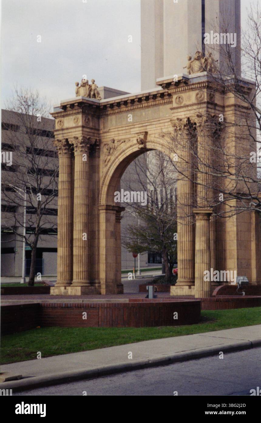 Arch Park, located at Marconi Boulevard and West Hickory Street ...