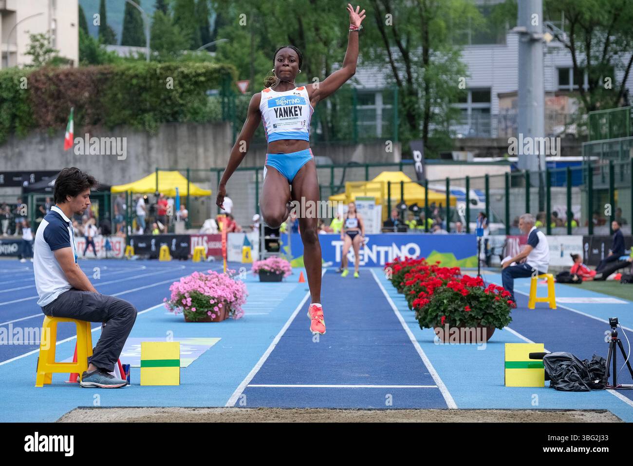 Evelyn Yankey from Spain in action during the 61th edition of Palio ...