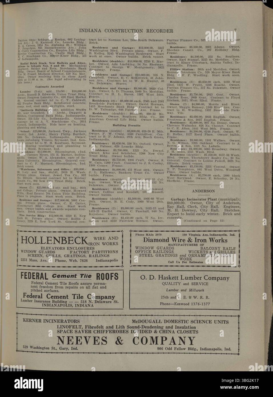 The Indiana Construction Recorder offers detailed updates on Indiana's ...