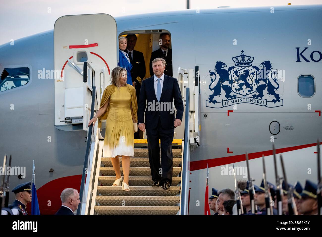 Prague, Czech Republic. 03rd June, 2025. The Dutch royal couple, King ...