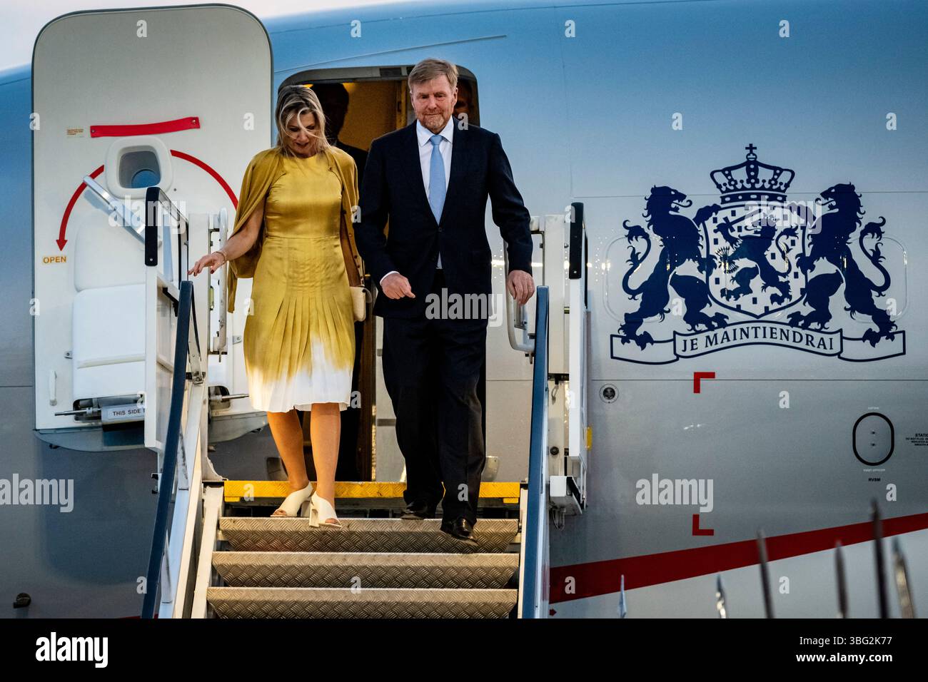 Prague, Czech Republic. 03rd June, 2025. The Dutch royal couple, King ...