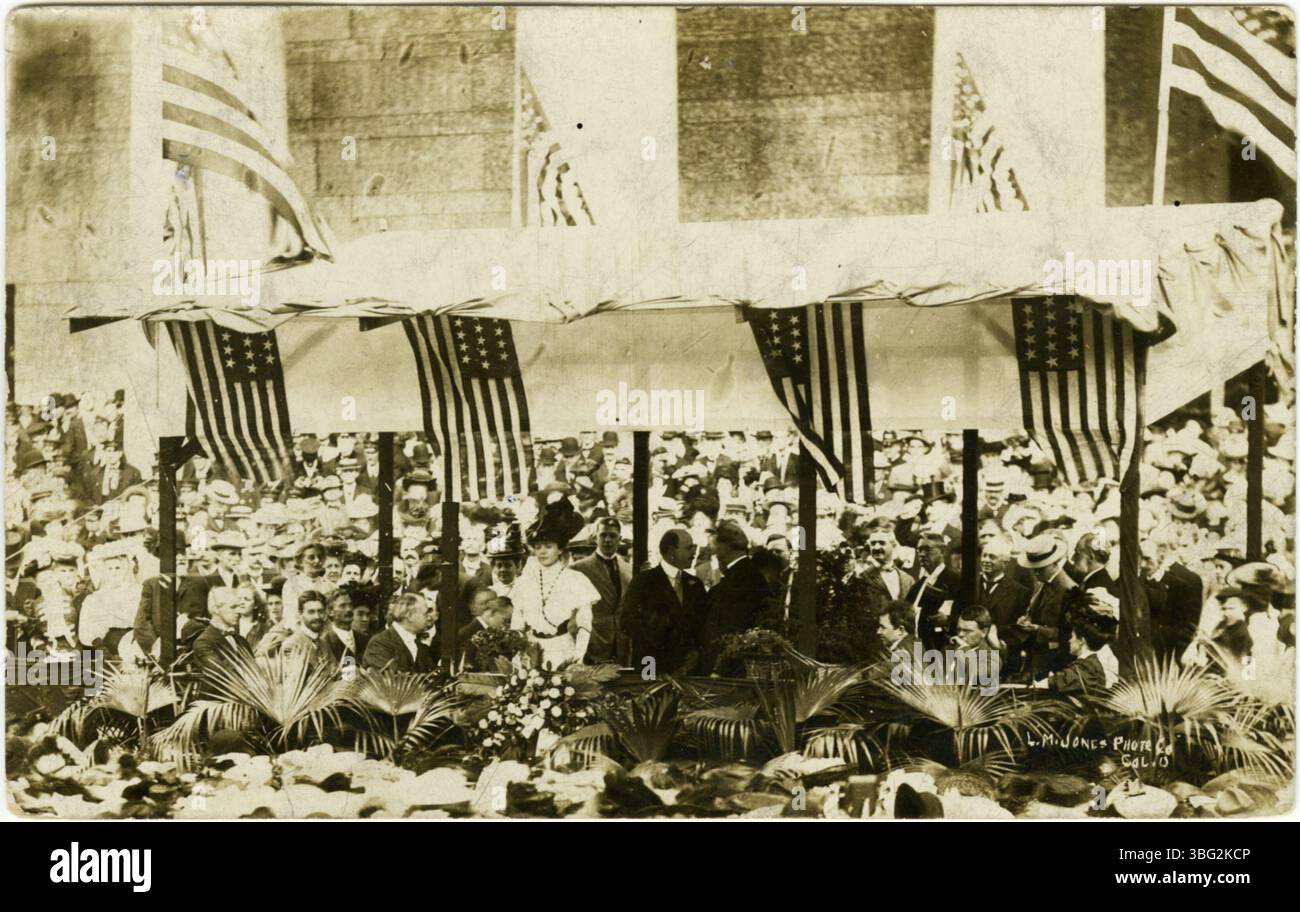 Monument to President William McKinley, dedicated on September 14, 1906 ...