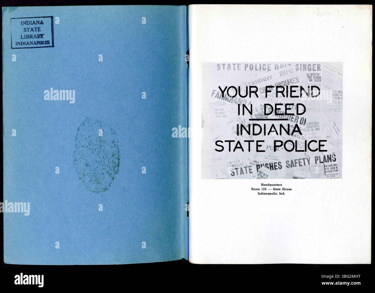 This 1937 history of the Indiana State Police details their development ...