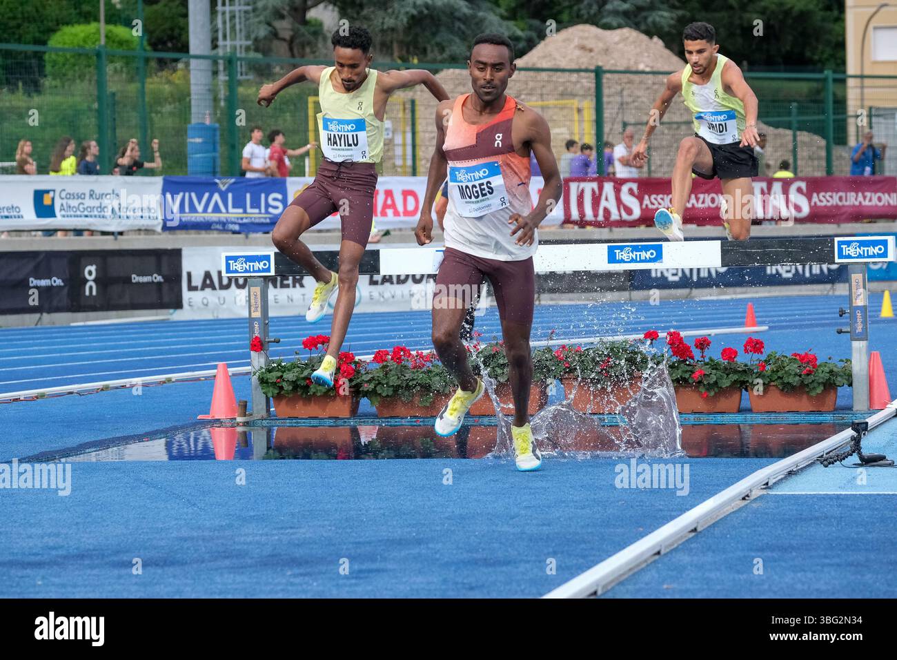 Rovereto, Italy. 03rd June, 2025. Berihun Moges from Ethiopia followed ...