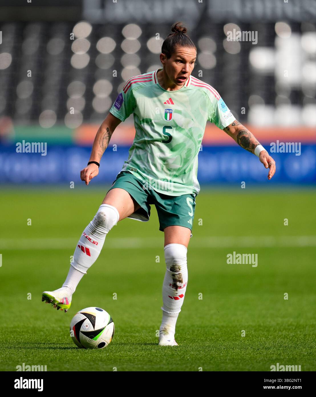 Italy's Elena Linari during the UEFA Women's Nations League, League A ...