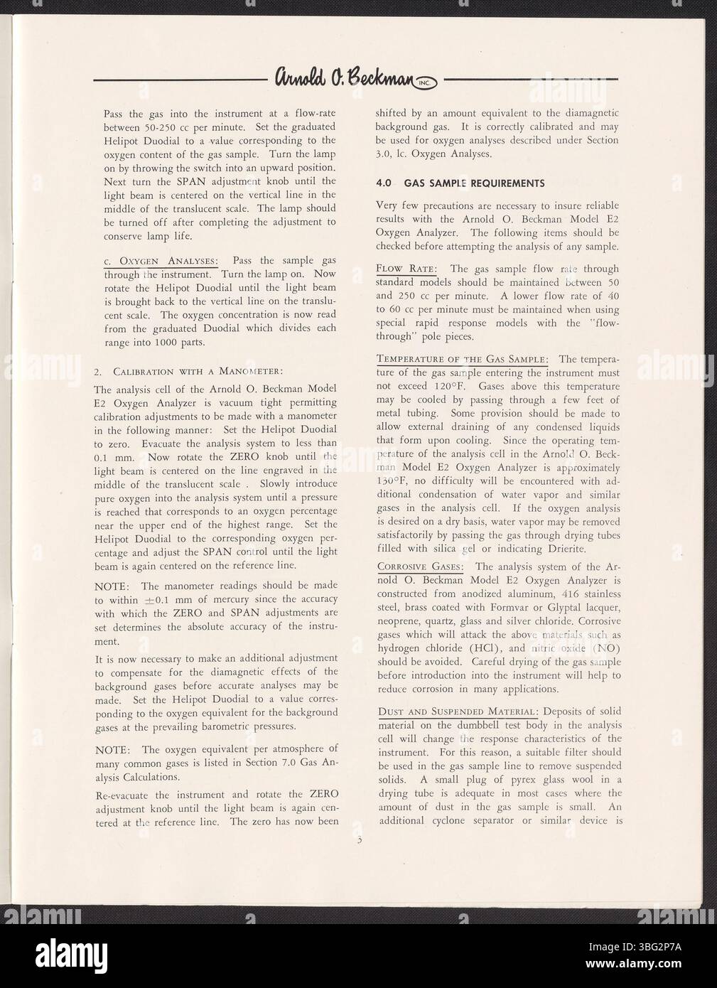 The 1960s Model E2 Oxygen Analyzer, developed by Beckman Instruments ...