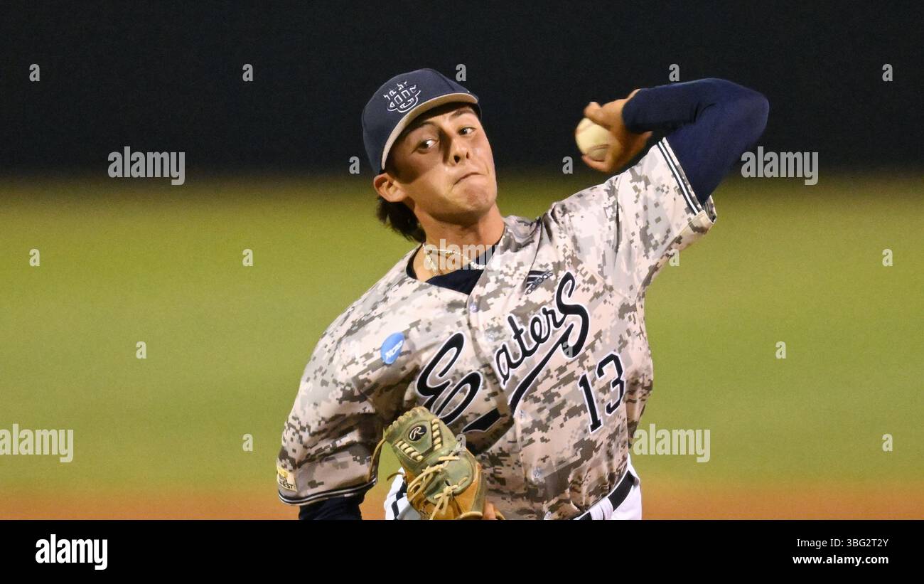 UC Irvine pitcher Ricky Ojeda (13) during an NCAA regional baseball ...