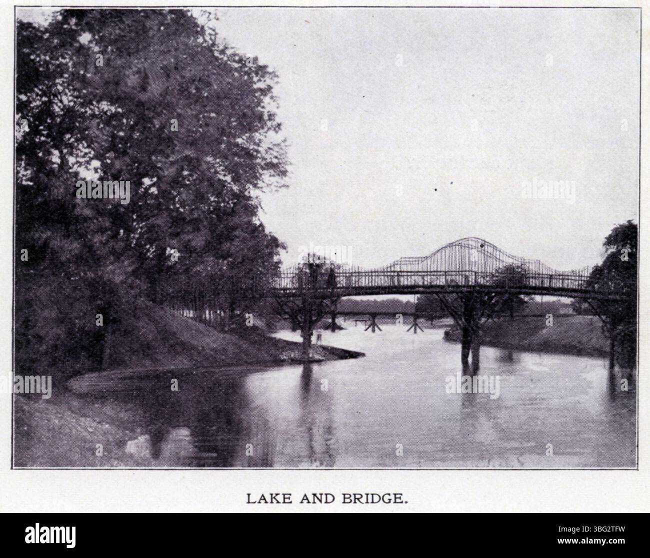 Minerva Park Lake was a man-made lake filled by a steam-powered pump ...