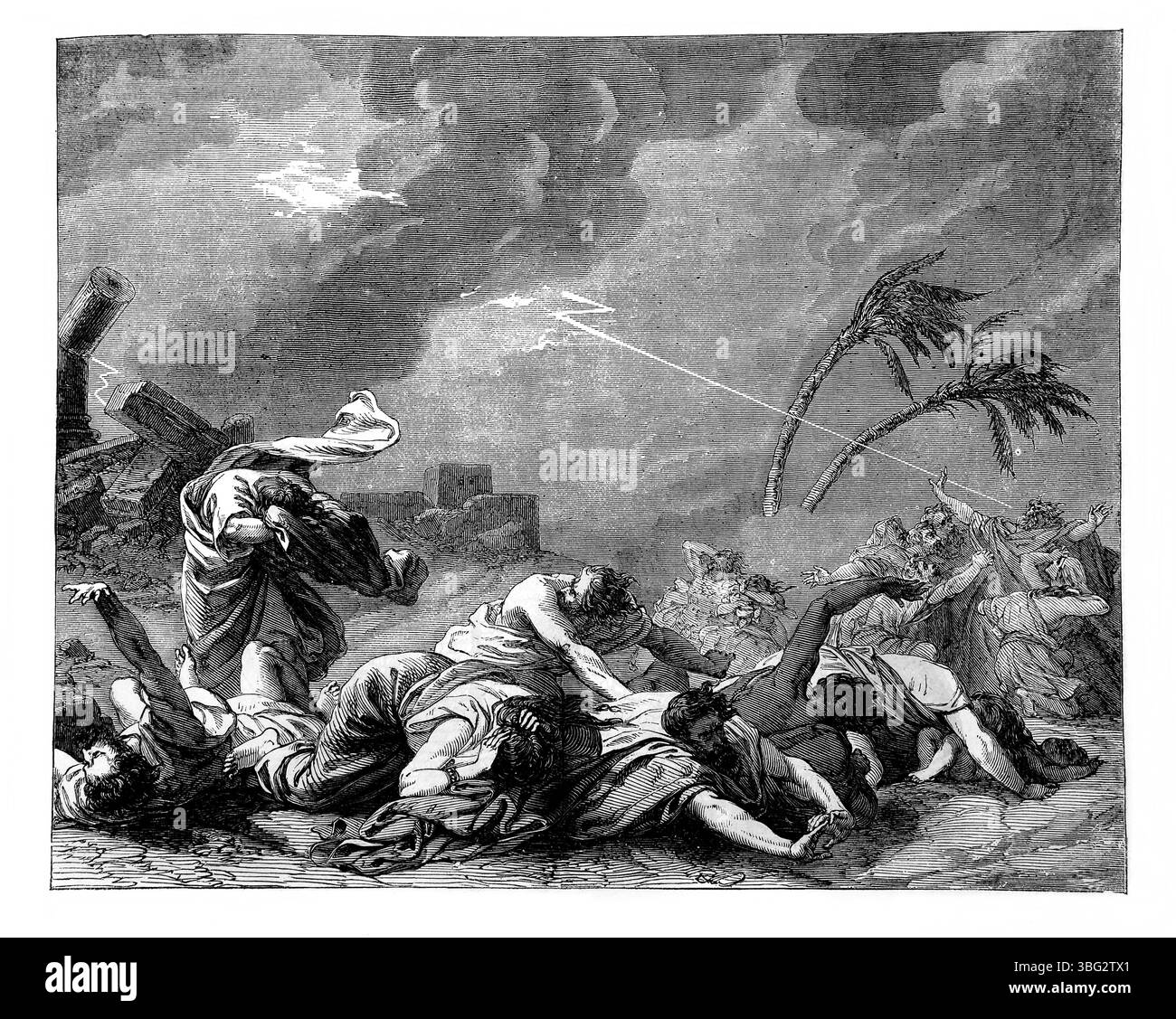 Illustration of God's Wrath falling upon the head of the wickedBehold a ...