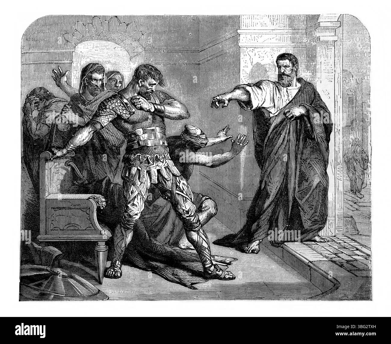 Jeremiah Prophesying the Doom of Pashur the Priest of the Temple ...