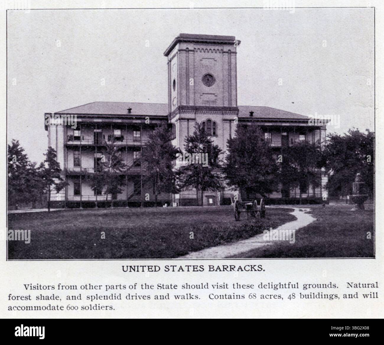 The Columbus Barracks, also known as the Shot Tower, was originally ...
