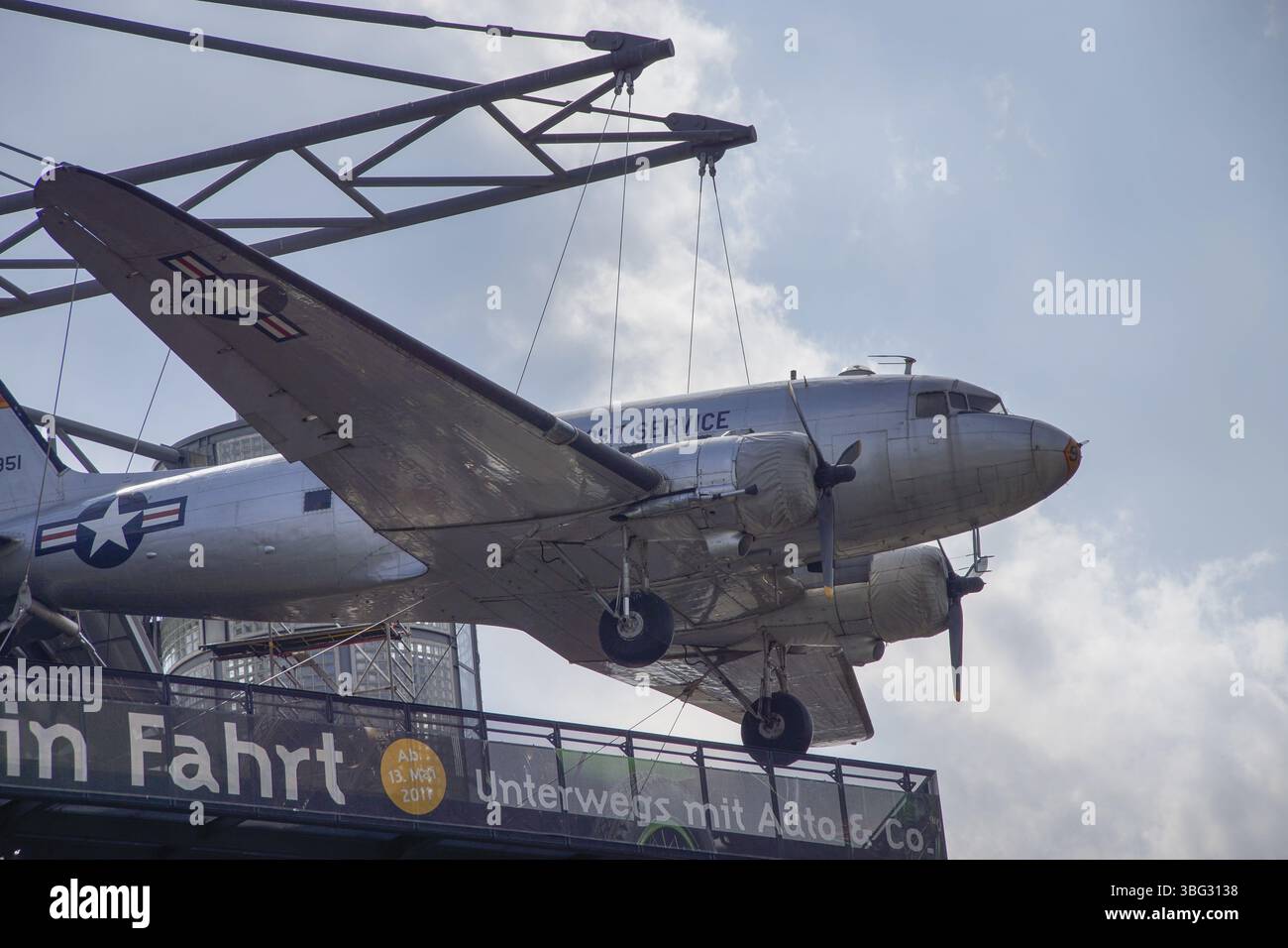 Candy bomber on the german Technicmuseum in Berlin Stock Photo - Alamy