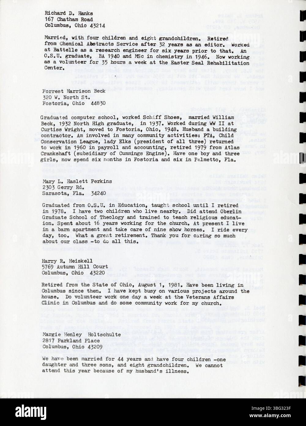 The 50th reunion booklet of the North High School Class of 1936, from ...