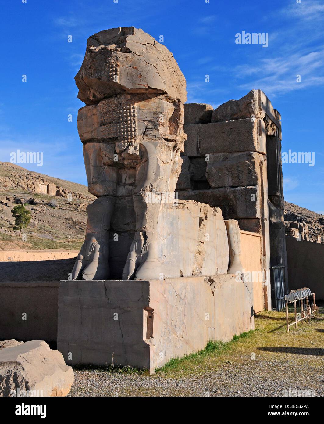Persepolis, located in the Iranian city of Shiraz and the capital of ...
